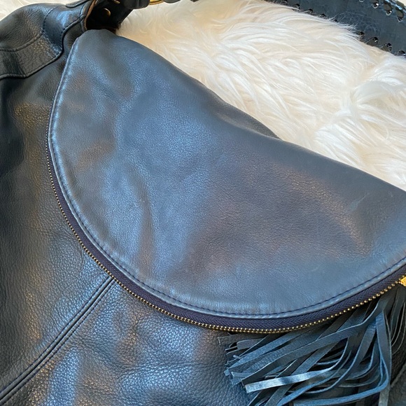 Onna Ehrlich | Bags | Onna Ehrlich Rachel Navy Hobo Bag Navy With Detachable Strap | Poshmark